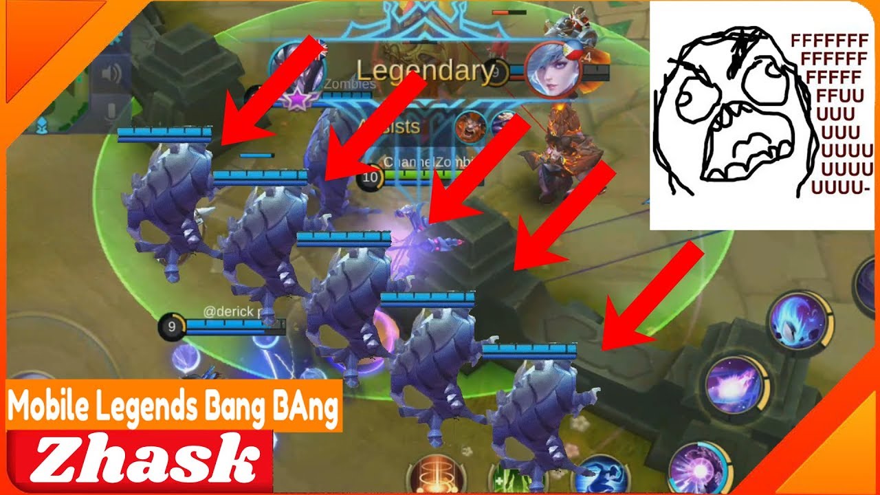 Mobile legends Zhask-Best Build Mage Fight ( Zhask New Heroes) - YouTube