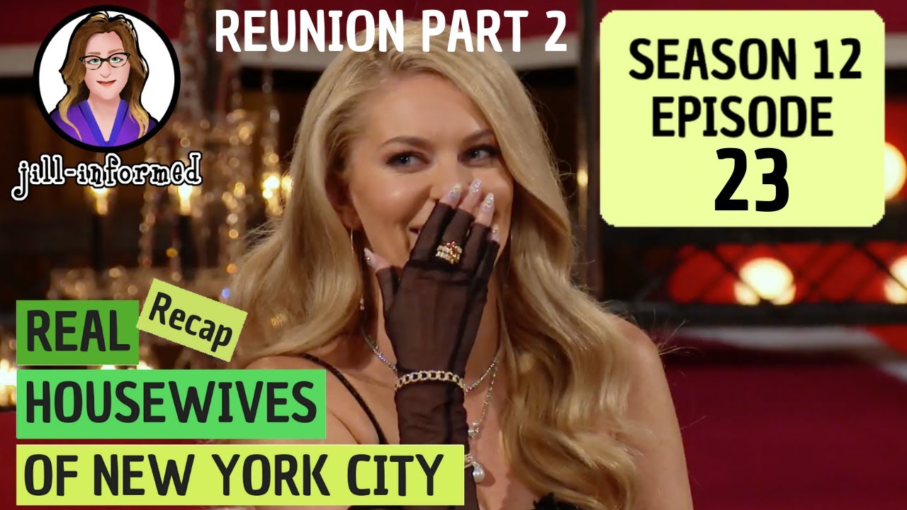 Real Housewives of New York City (RHONY) Bravo TV RECAP REUNION PART 2 ...
