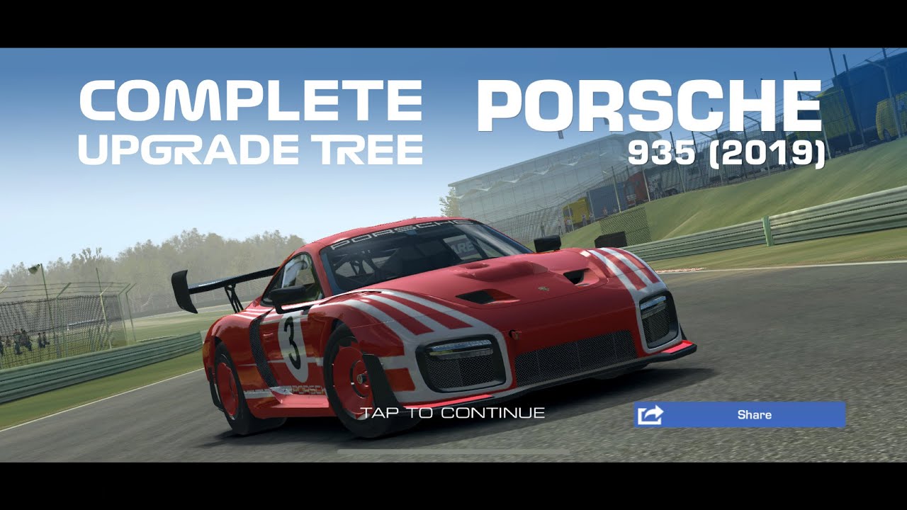 Real Racing 3 Porsche 935 (2019) Complete Upgrade Tree - YouTube