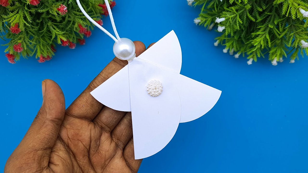Hanging Christmas Angel Making Ideas | Handmade Paper Angel For ...