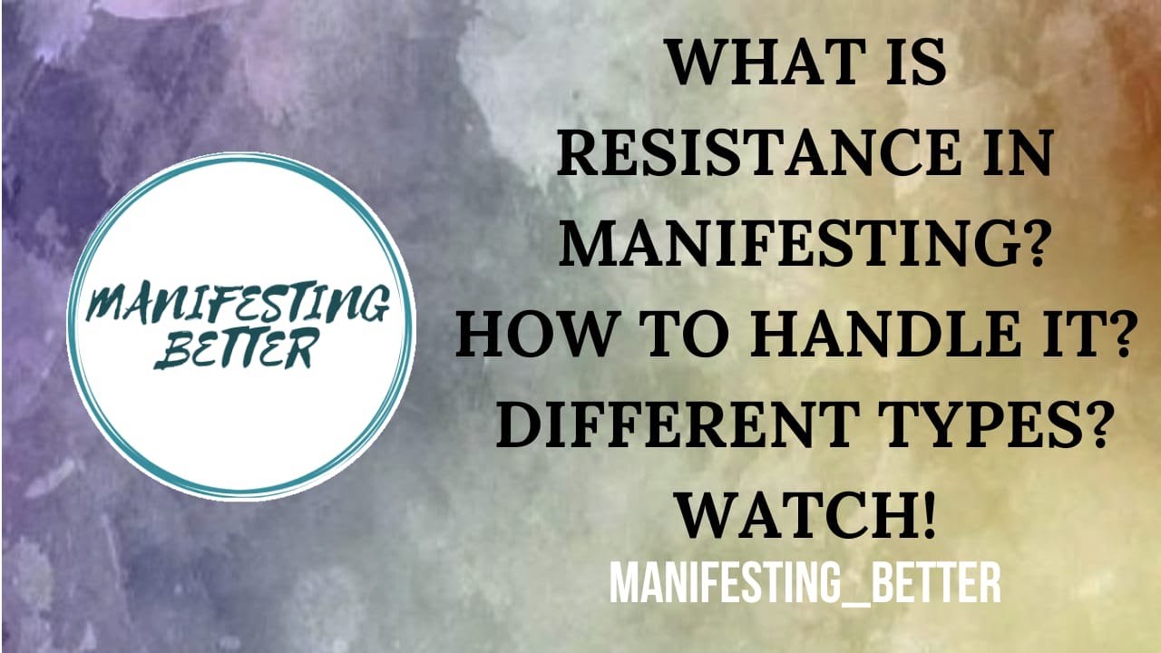 What is resistance? What are the different ways to handle it? - YouTube