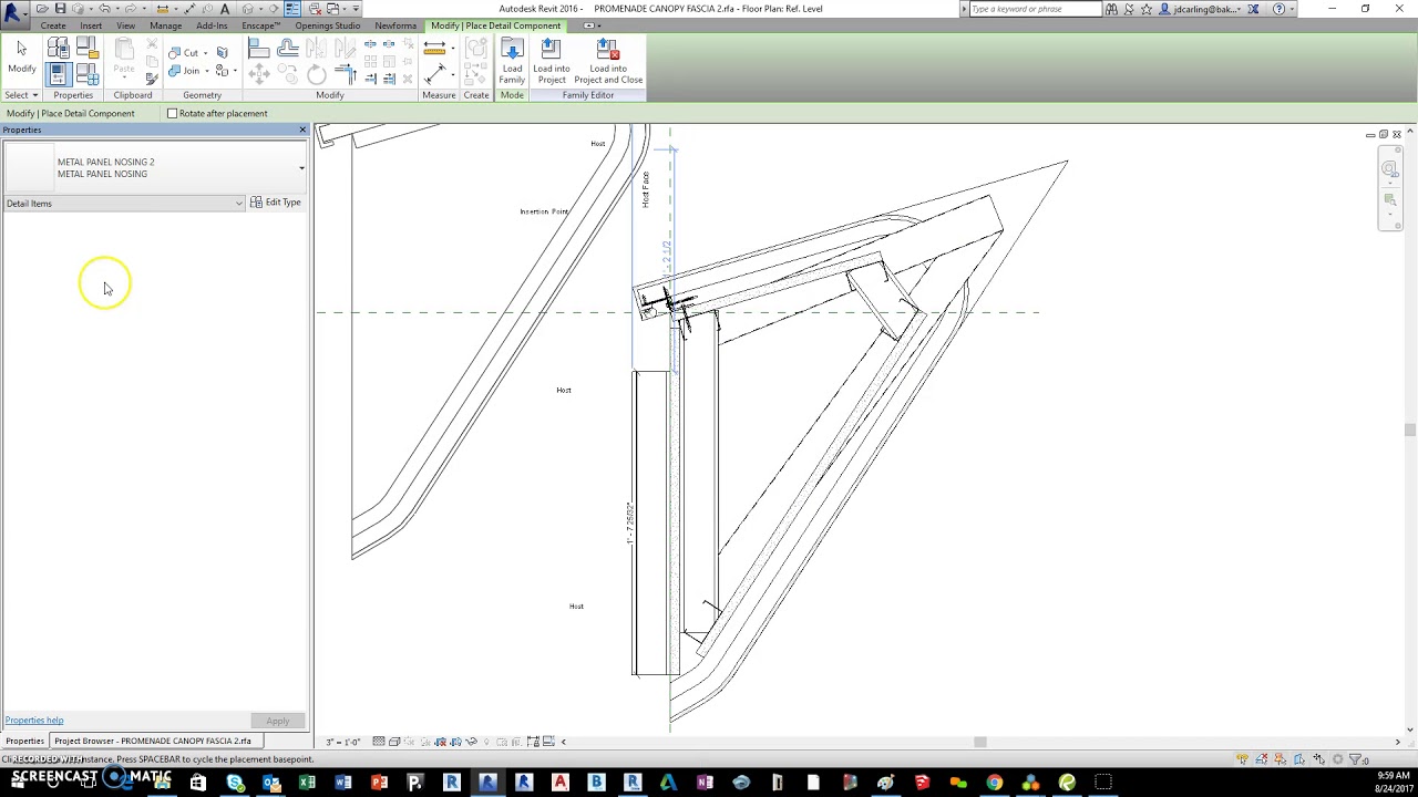 REVIT 16 Intelligent Profile sweeps - YouTube