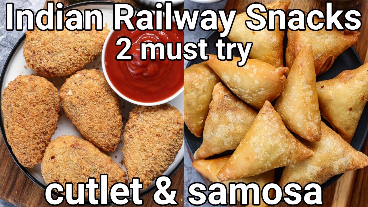 2 must try railway snack recipe in 20 mins - railway cutlet & patti ...