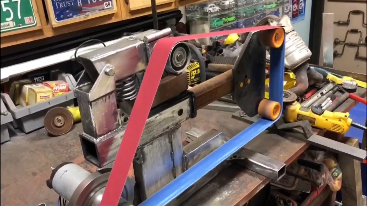 2x72 Belt Grinder for under $100!!!!! - YouTube