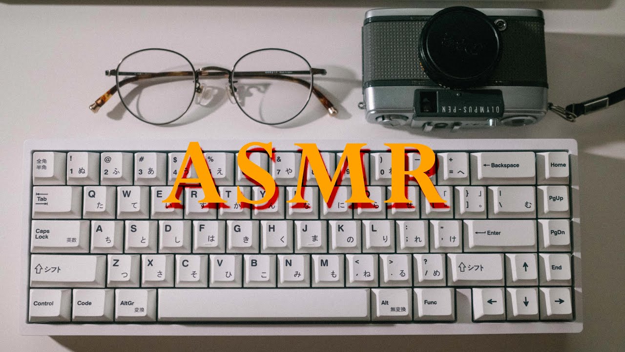 [ASMR] Akko Lavender Purple KBD67 Lite | 1hour keyboard typing - YouTube