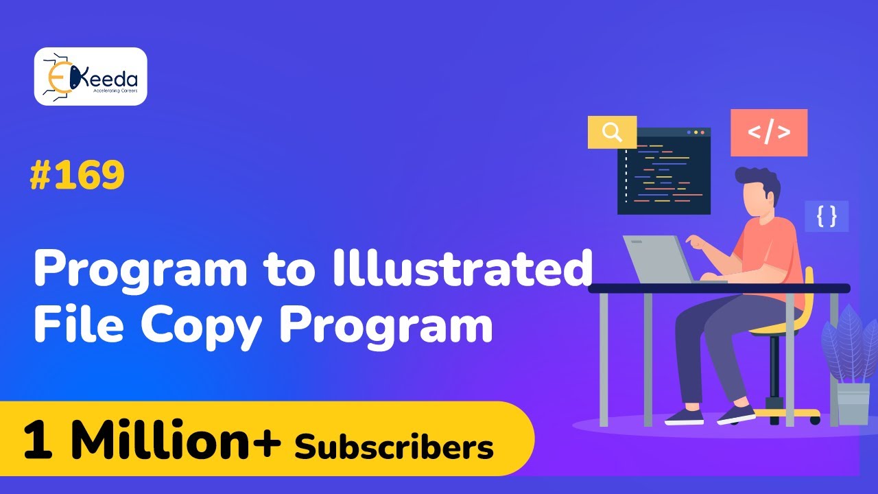 Program to Illustrated File Copy Program - Files - C Programming - YouTube