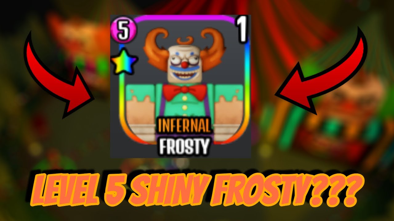 SHINY LEVEL 5 FROSTY CLOWN SHOWCASE! The House TD Roblox - YouTube