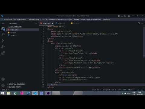Programando uma calculadora IMC Parte 1 - YouTube