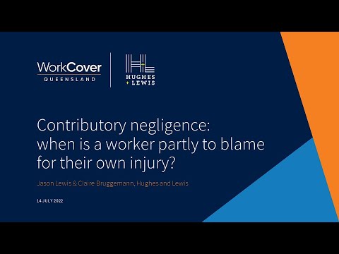 Webinar | Contributory negligence: when is a worker partly to blame for ...