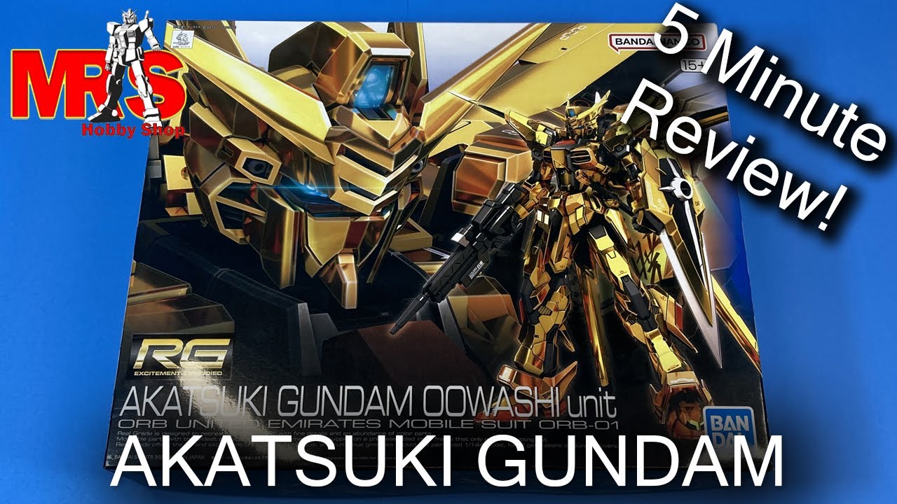Bandai RG Akatsuki Gundam | 5 Minute Review - YouTube