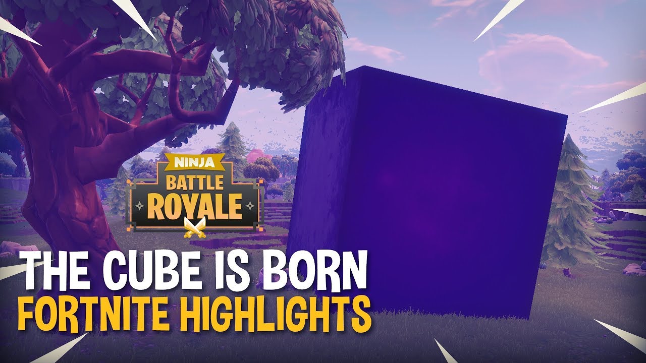 The CUBE Is Born!! - Fortnite Battle Royale Highlights - Ninja - YouTube