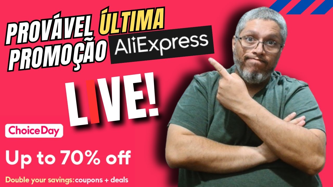 Última Promoção (provável) do Aliexpress - Live - YouTube