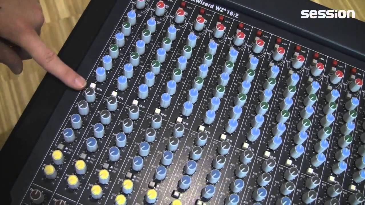 ALLEN & HEATH MixWizard4 WZ4 16:2 - YouTube