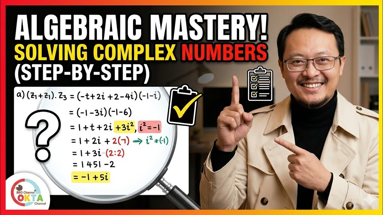 Algebraic Mastery | Solving Multi-Step Complex Number Operations - YouTube