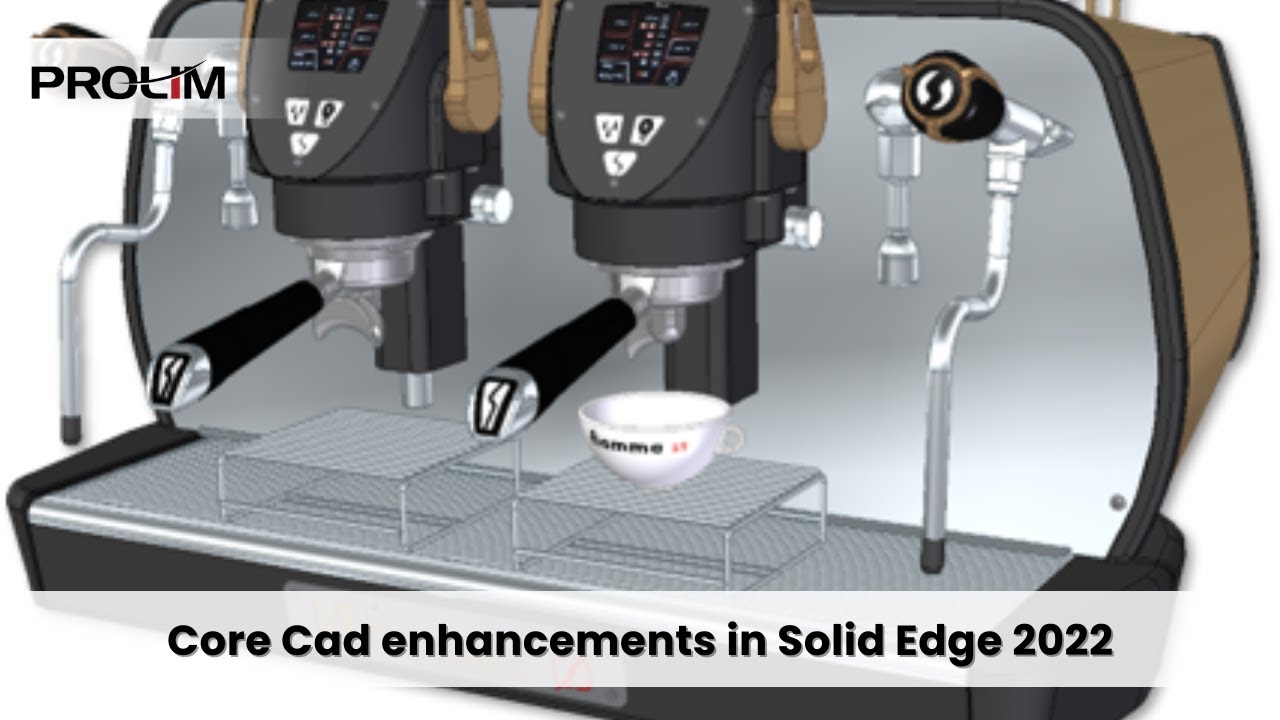 Core Cad enhancements in Solid Edge 2022 - PROLIM - YouTube