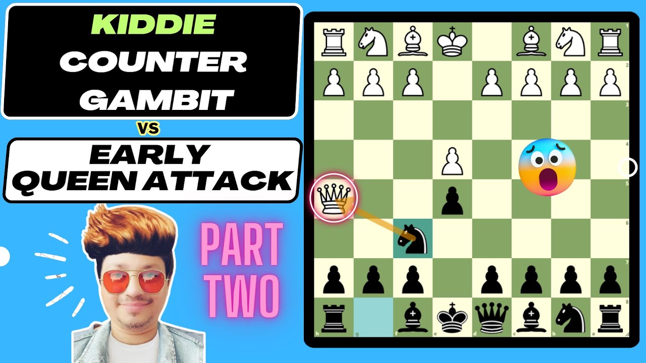 Kiddie Counter Gambit - 2 (Against Early Queen Attack) 👊💥 - YouTube