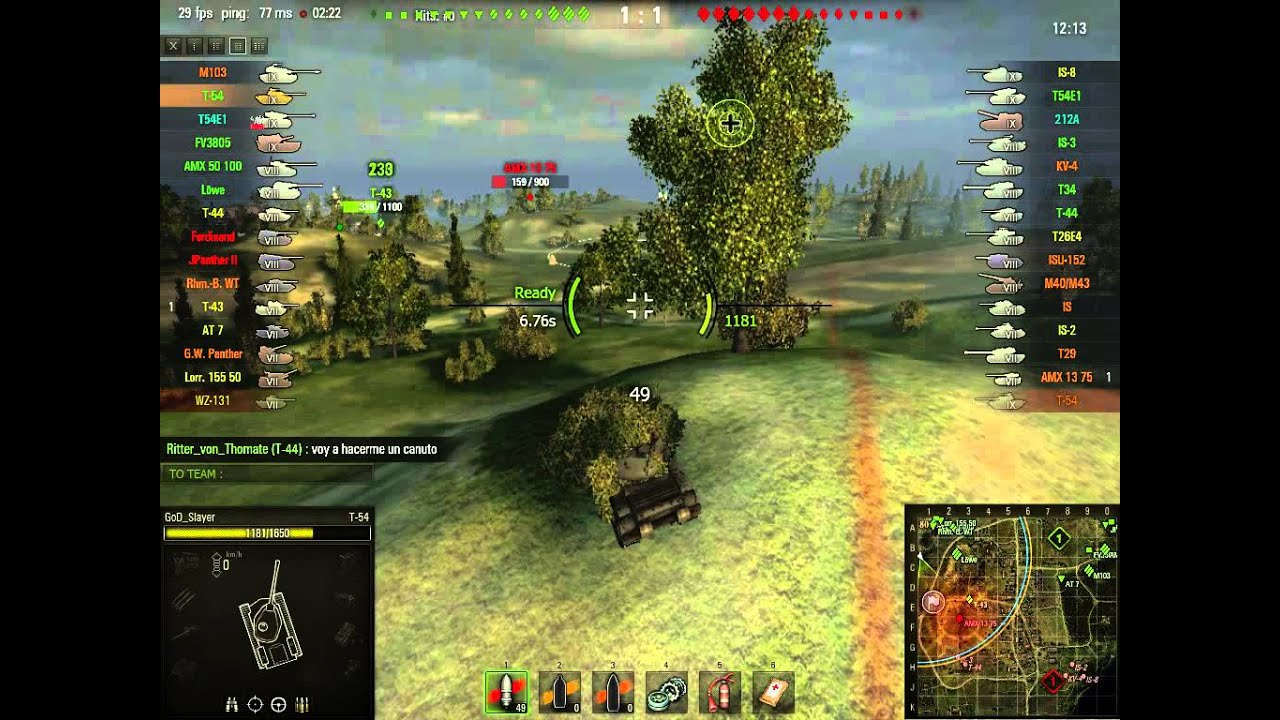 World of tanks T-54 Murovanka Gameplay - YouTube