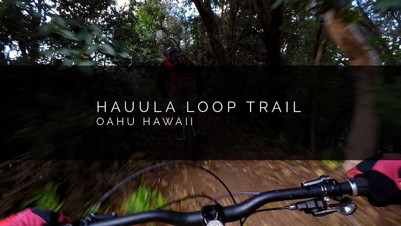 Hauula Loop Trail on Oahu Hawaii - Mountain Bike - YouTube