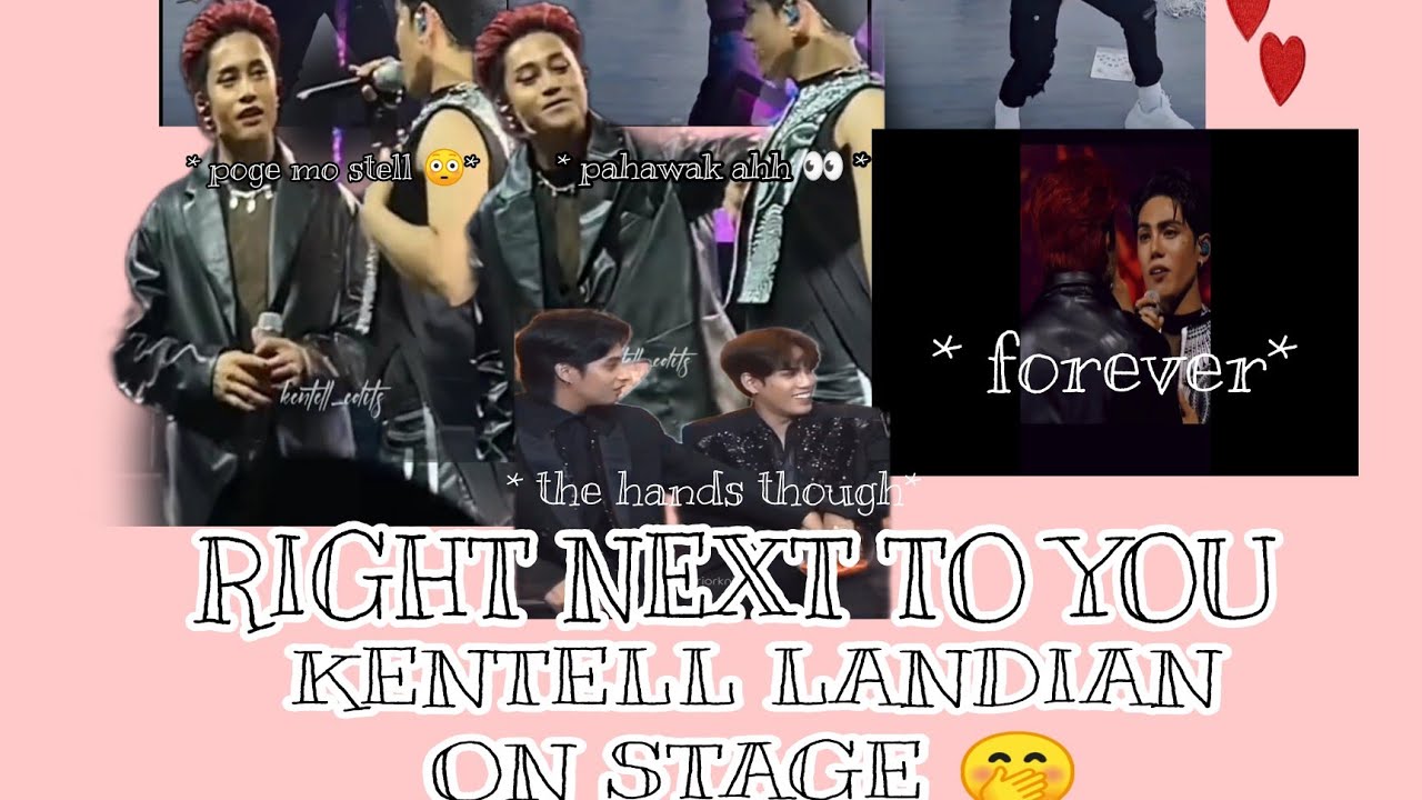 KENTELL RIGHT NEXT TO YOU ♥️🤭 LANDIAN ON STAGE !! - YouTube