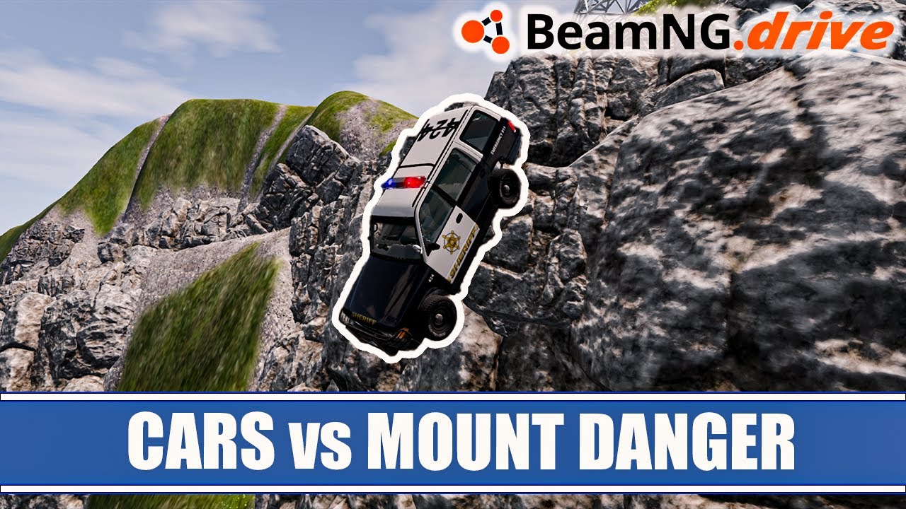 Carros vs Montanha Perigosa / Cars vs Mount Danger – BeamNG.Drive #25 #beamngdrive #games - YouTube