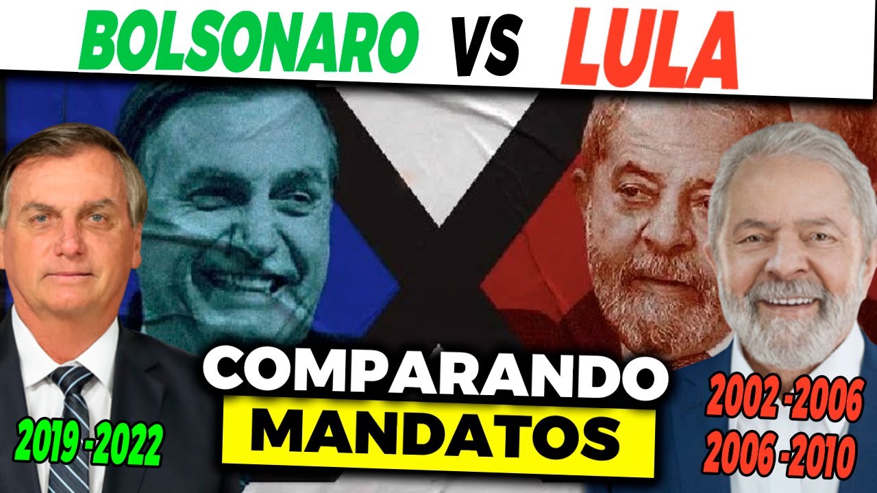 LULA vs BOLSONARO - Comparativos económicos entres os governos - YouTube