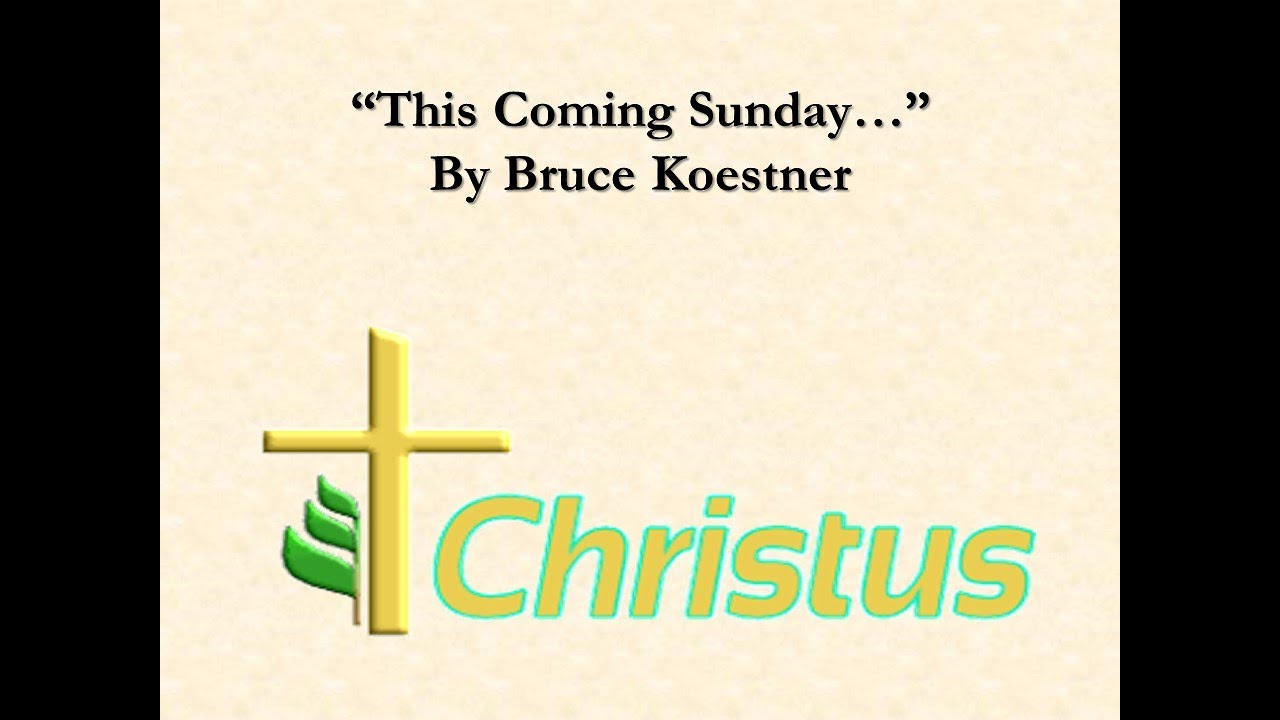 This Coming Sunday - YouTube