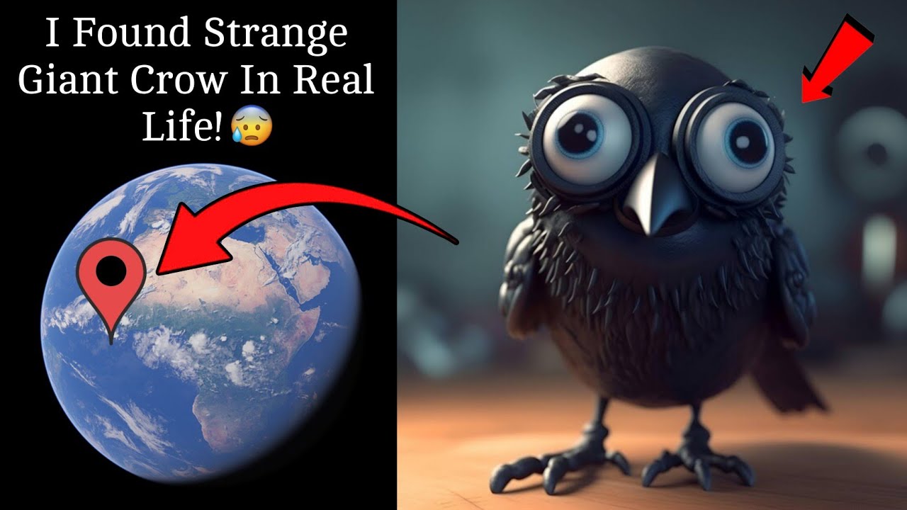 I Found Strange Giant Crow In Real Life Caught On Google Maps and ...