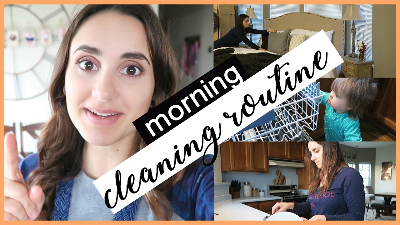 MORNING CLEANING ROUTINE | For a Productive Day! - YouTube
