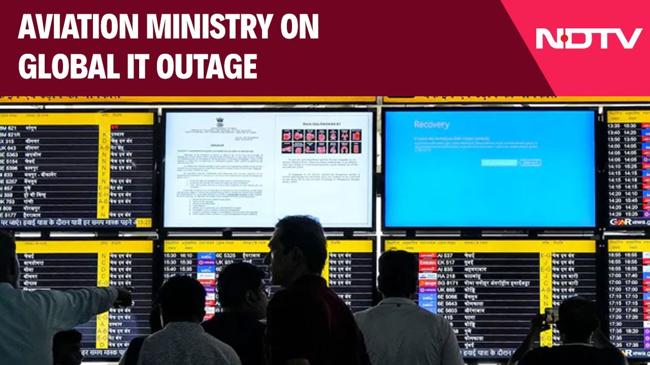 Microsoft Crashed | Airports Clearing Backlog After Global IT Chaos ...