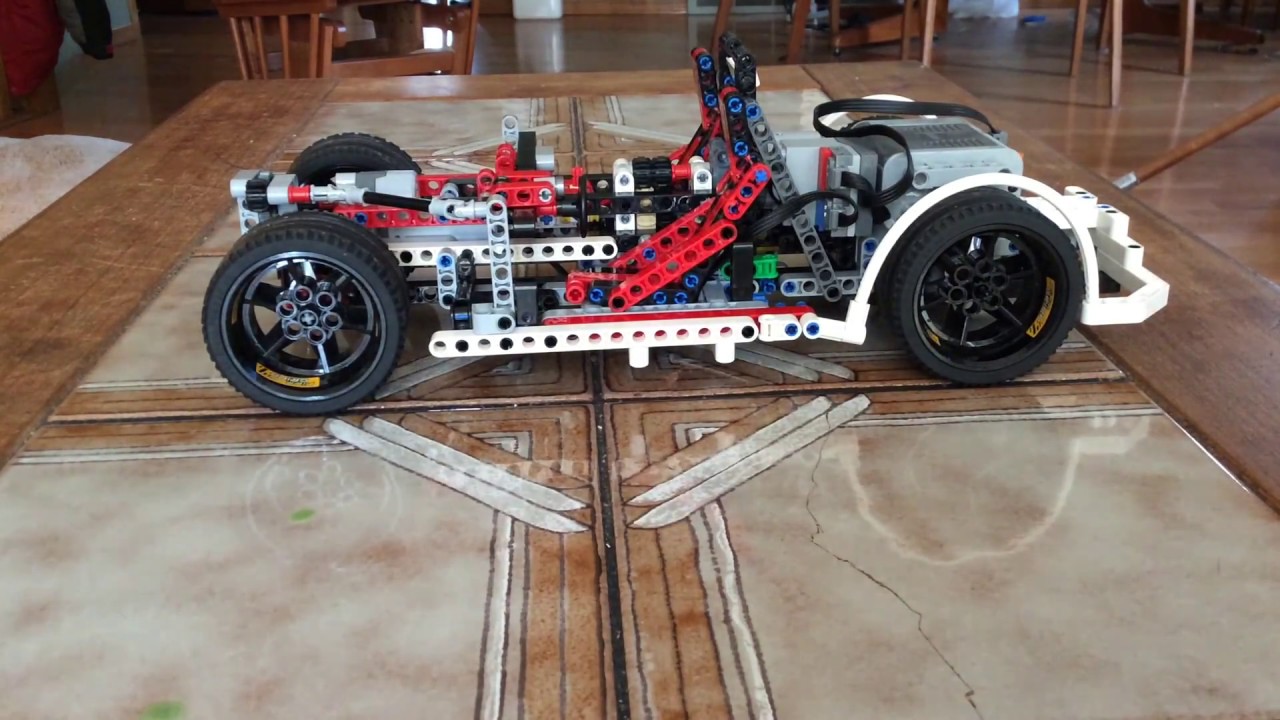 Lego technic supercar chassis - YouTube