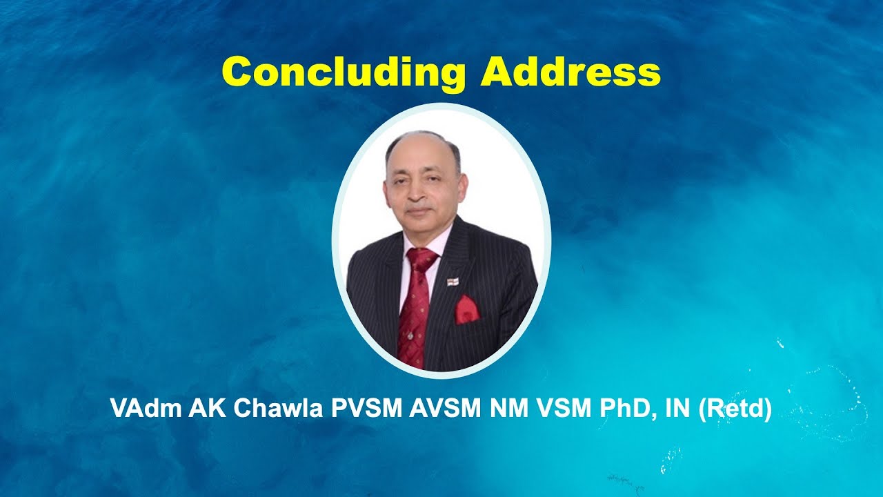 IMF Seminar 2023 - Concluding Address by VAdm Anil Chawla (Retd) - YouTube