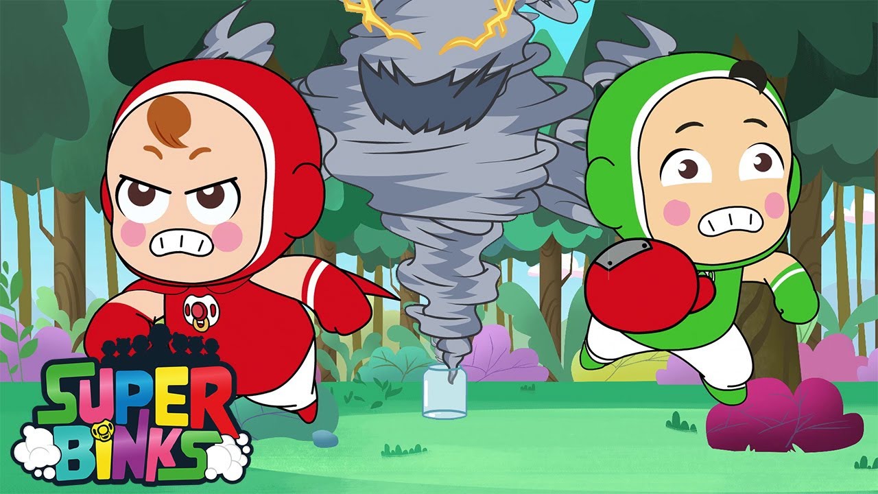 Tornado Jar Monster ATTACK | Super Binks Full Episodes | Baby Superhero ...