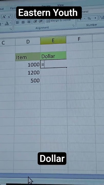 Dollar Function in Excel in Seconds! (Easy Formula) #excel #exceltricks #shorts - YouTube