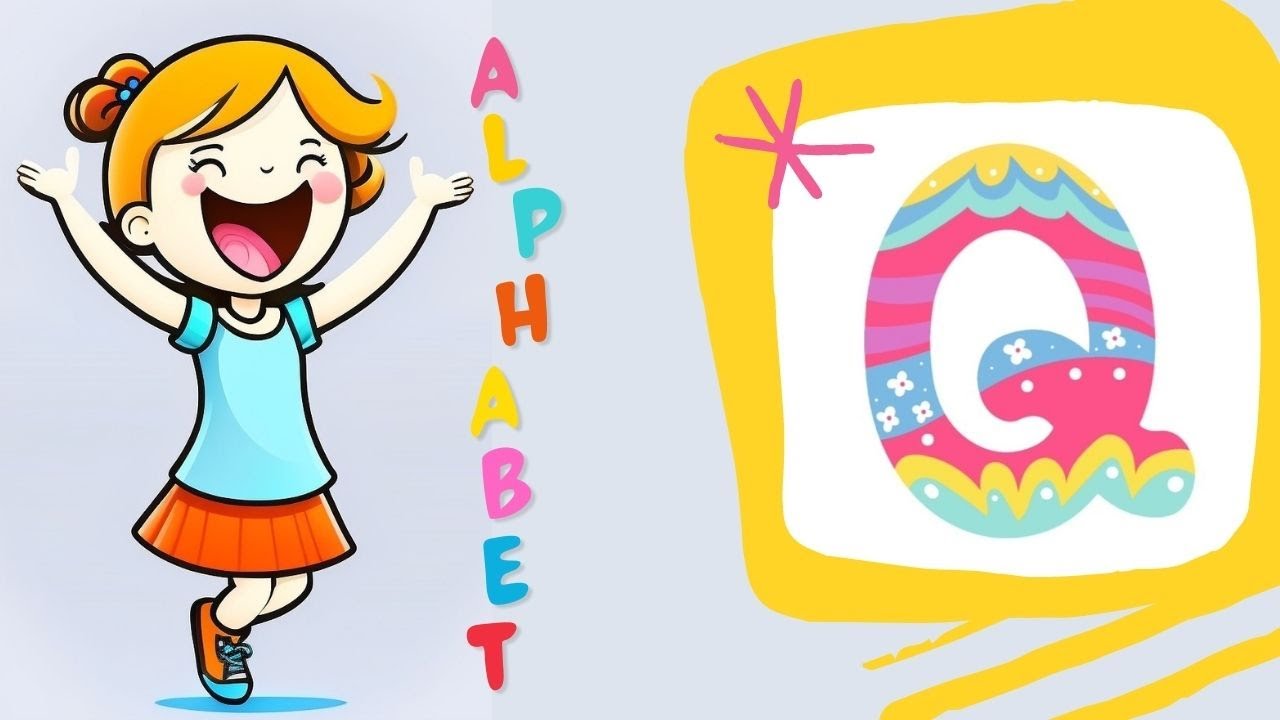 Part 4: Learn Letters "Q,R,S,T" / Alphabet Coloring / Find the Same ...