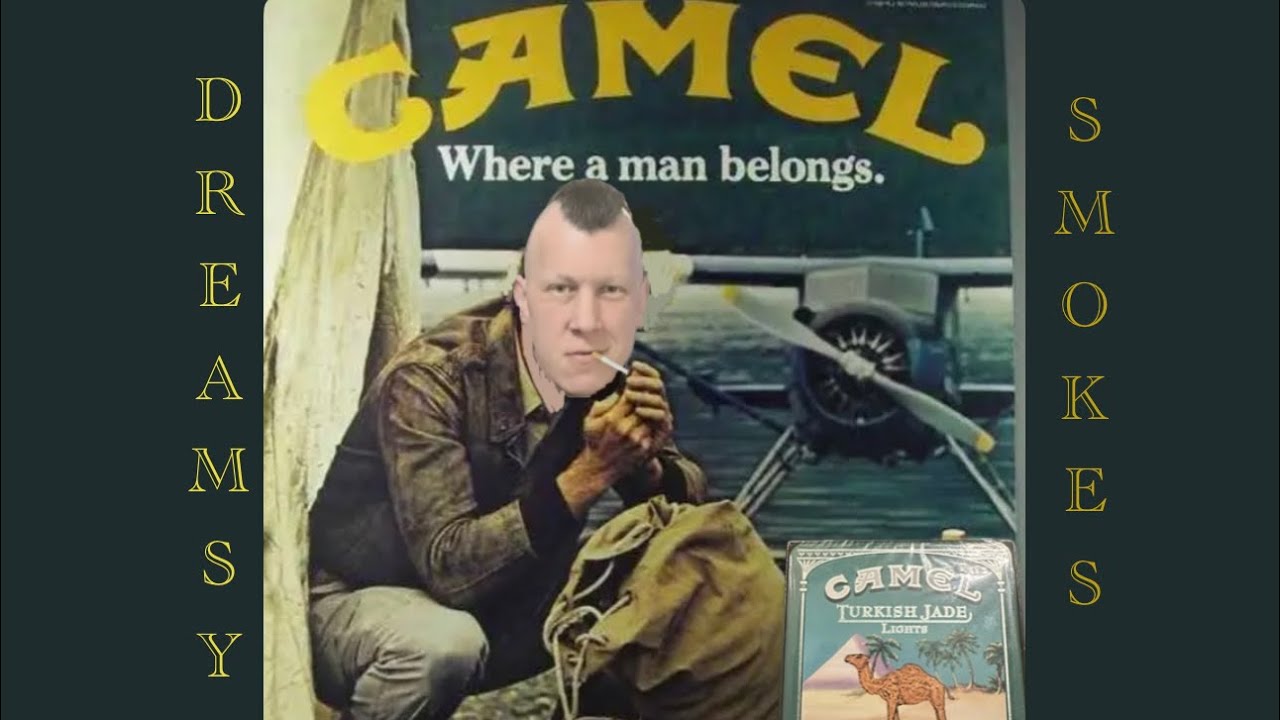Smoking vintage Camel Turkish Jade Light menthol cigarette review ...