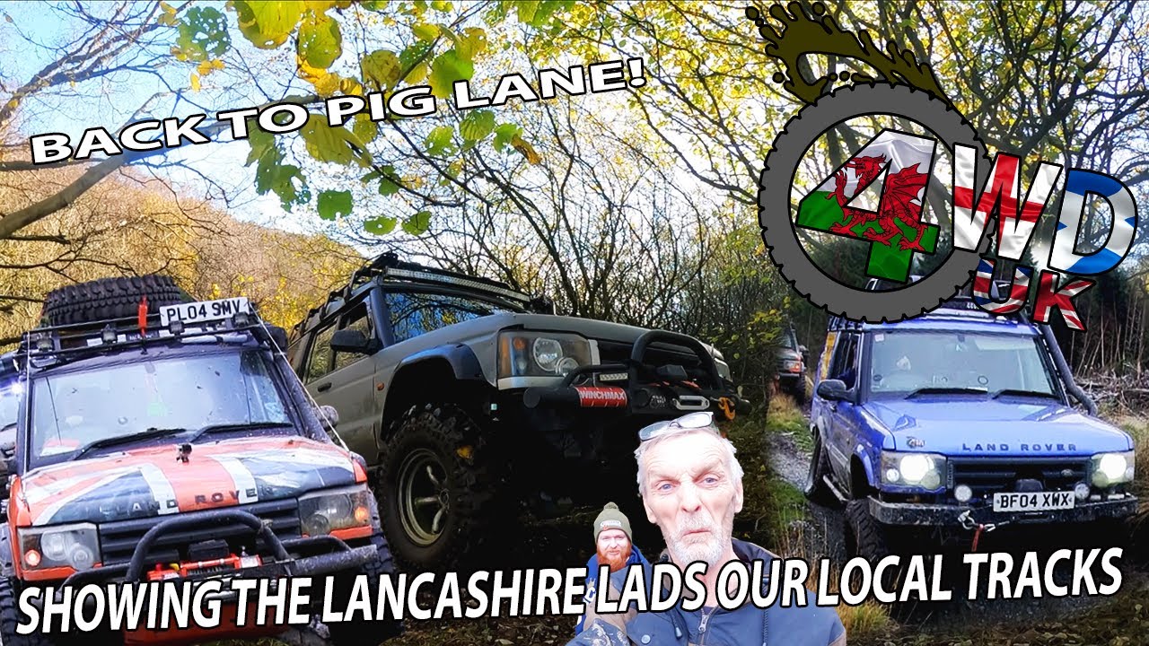 THE LANCASHIRE LADS VS 4WDUK | North Wales | PIG LANE | Green Laning ...