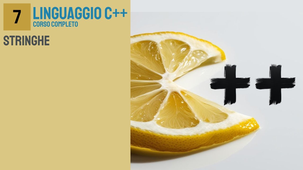 Corso C++ - 7 - Le Stringhe - YouTube