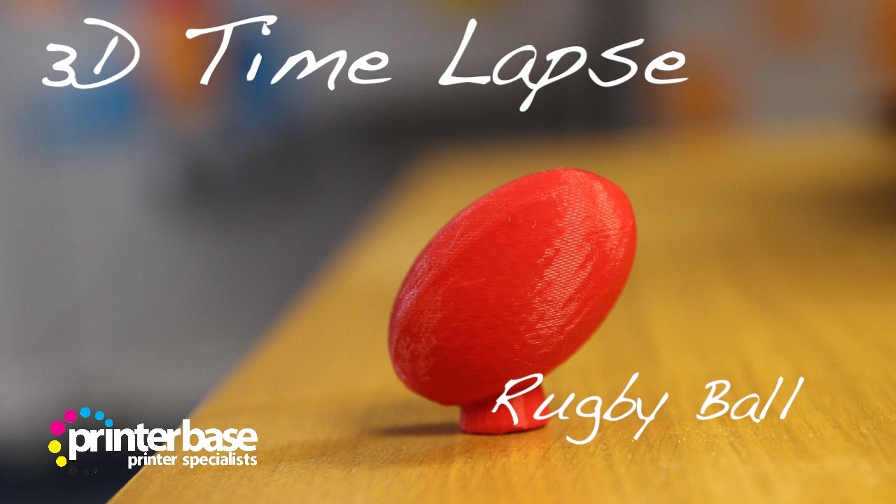 MakerBot Replicator Mini 3D Printer - Rugby Ball | printerbase.co.uk ...