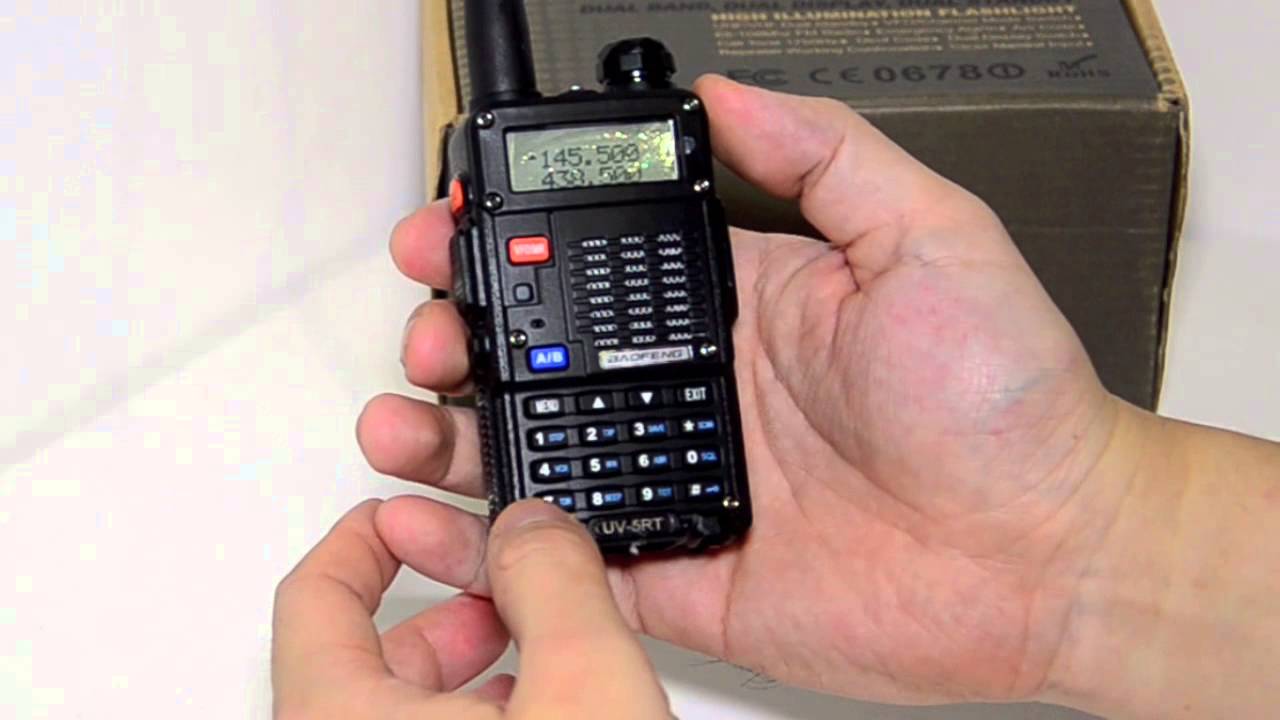 Baofeng UV5RT First Look (UV5R 2013 Upgrade) - YouTube
