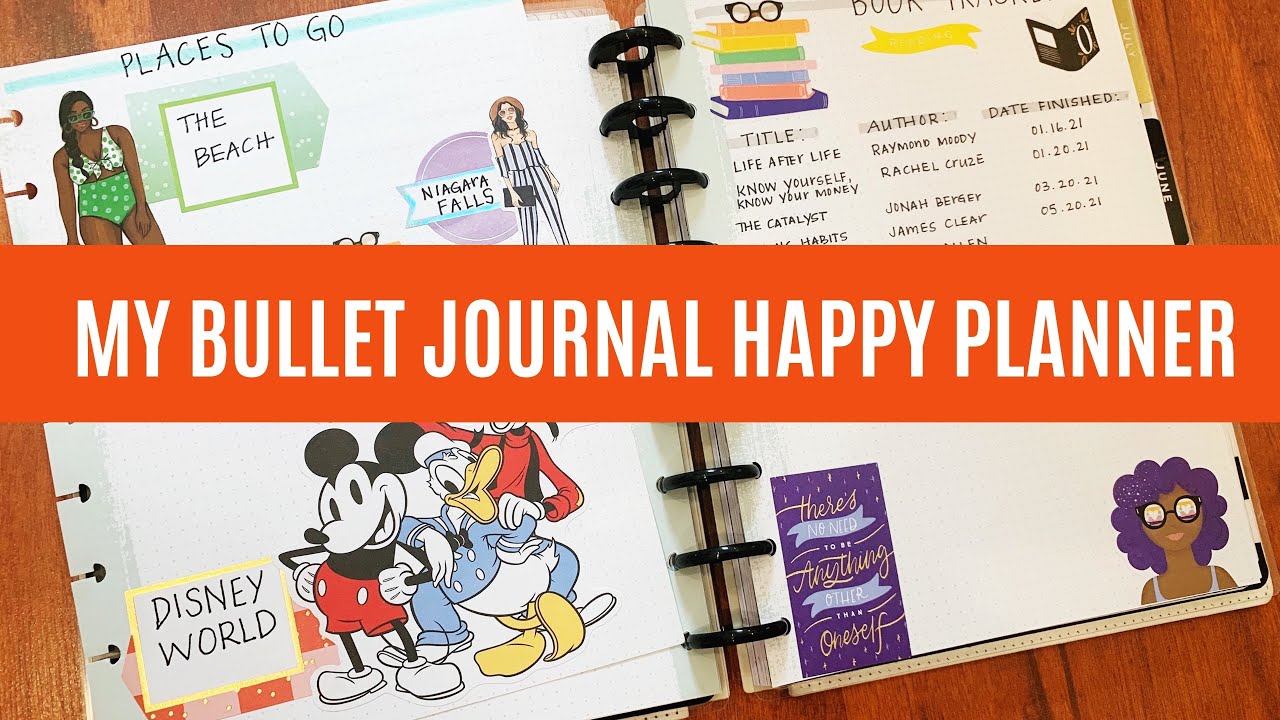 My Bullet Journal Happy Planner Flip through - YouTube