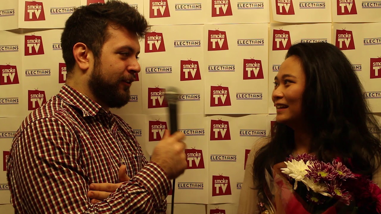 UWSU Results Night with the newly elected VP for Marylebone Jamilla ...