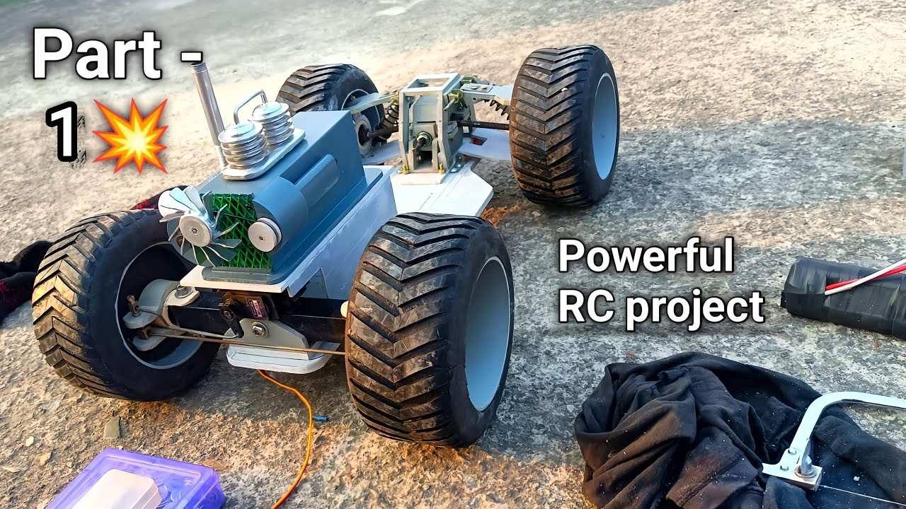 PART -1 NEW RC 🔥 PROJECT || #diyprojects #rc #rccar #dcmotor - YouTube