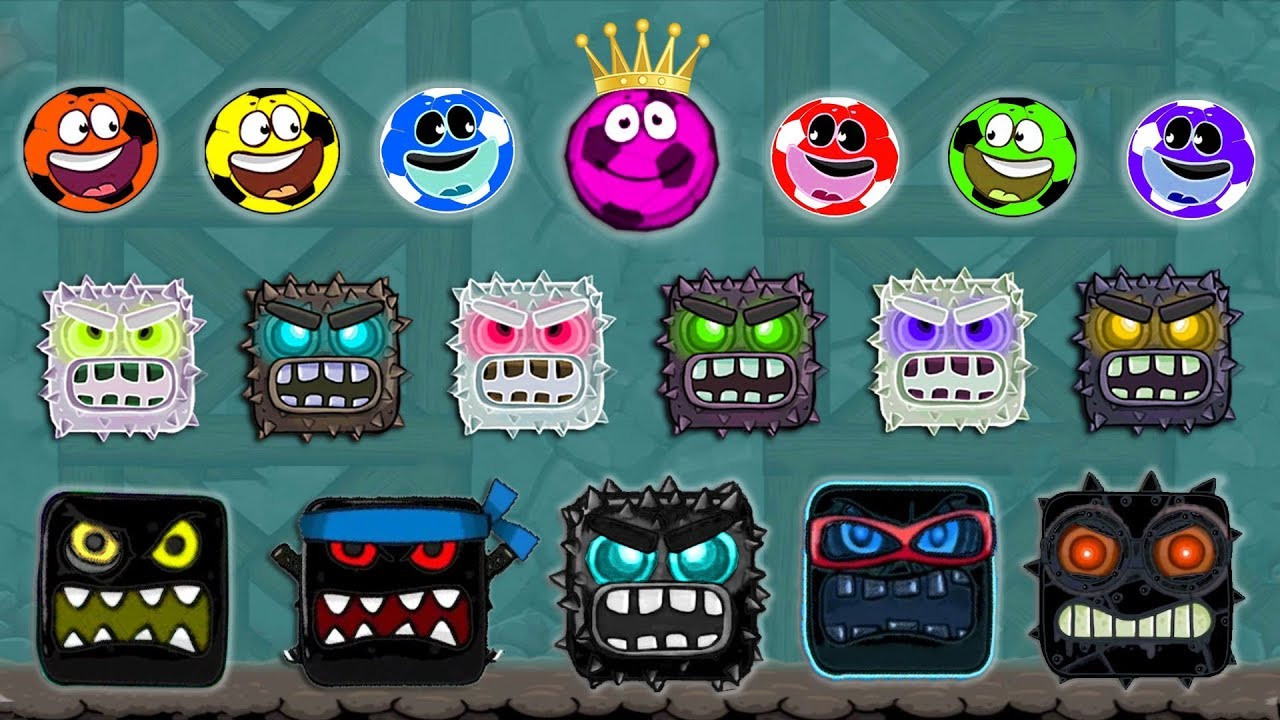 "COLORFUL & GHOST SOCCER BALL" Fusion Battles with ALL BLACK BOSSES ...