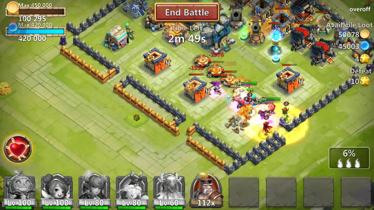 Raiding Bases With My Good Lineup | Castle Clash - YouTube