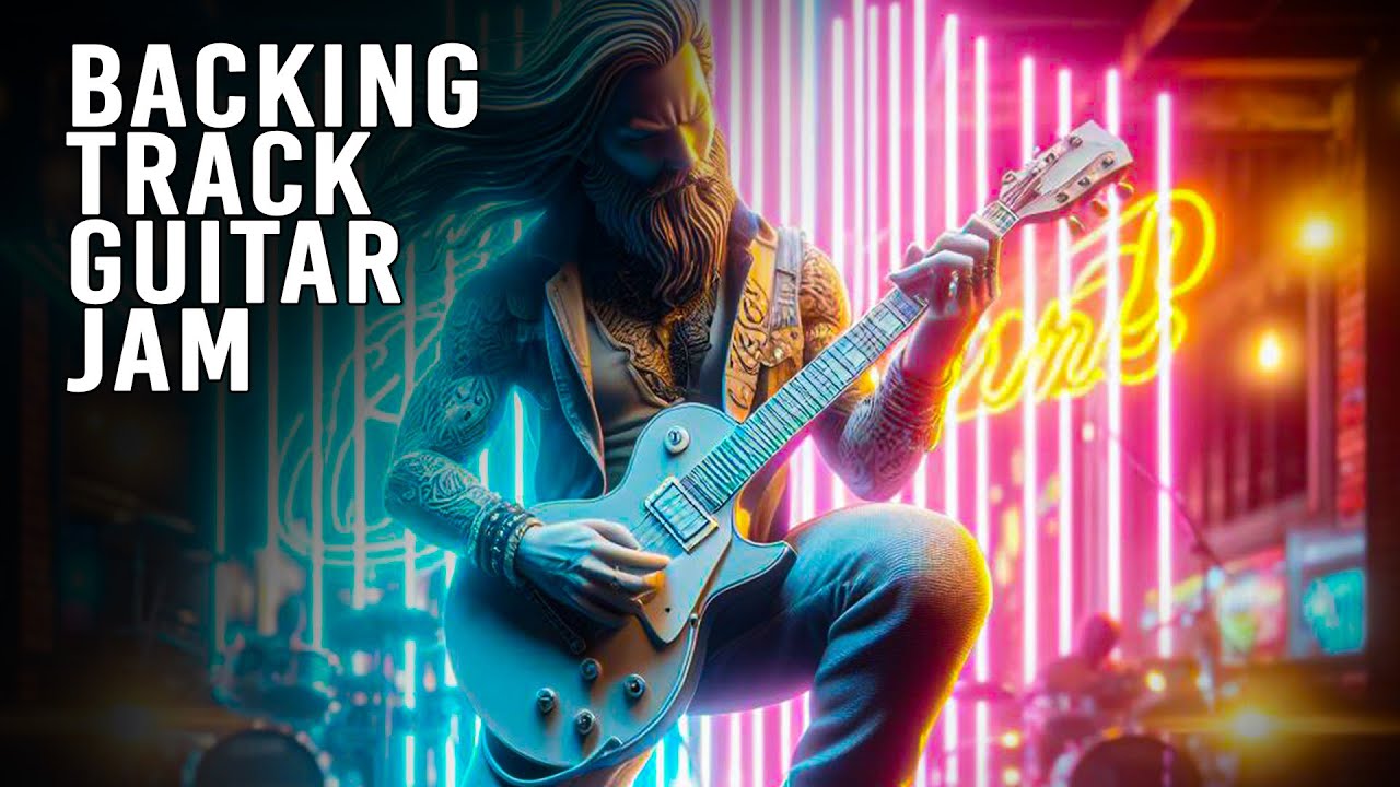BACKING Track Melodic Metal Backing Track Em ☢️ GUITAR JAM 🎸 Backing ...