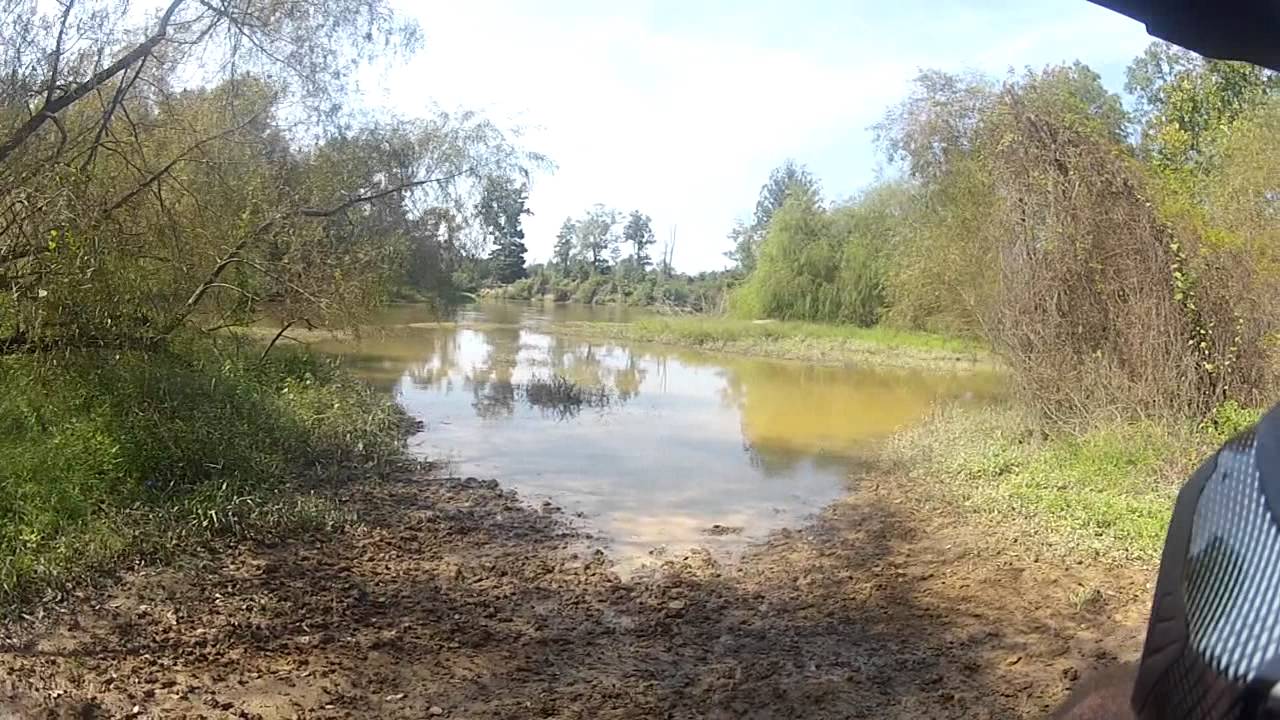 Riding The 4 wheeler around Busco Beach - YouTube