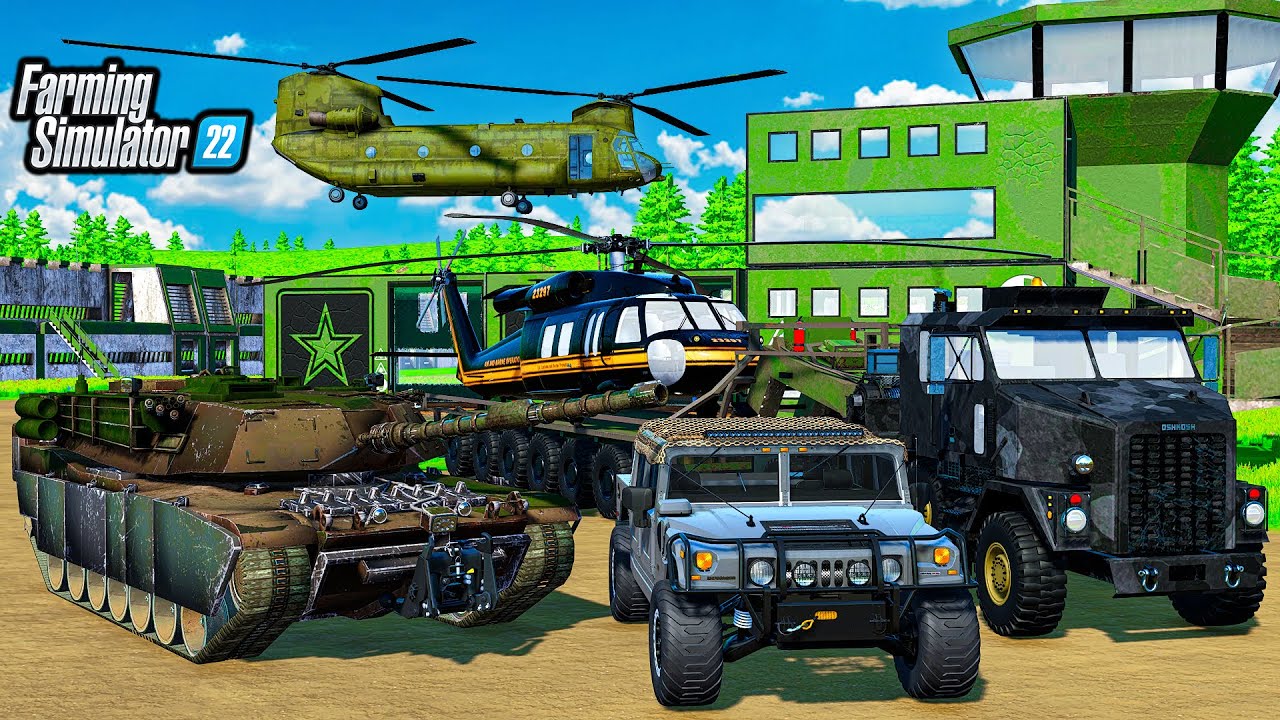 EXPANDING THE MILITARY BASE! (NEW TANKS + HQ) | FS22 - YouTube