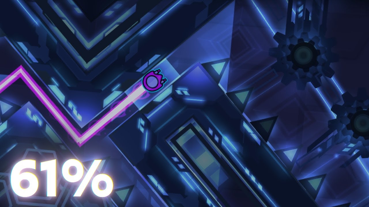 SONIC WAVE INFINITY 61% / Geometry Dash - YouTube