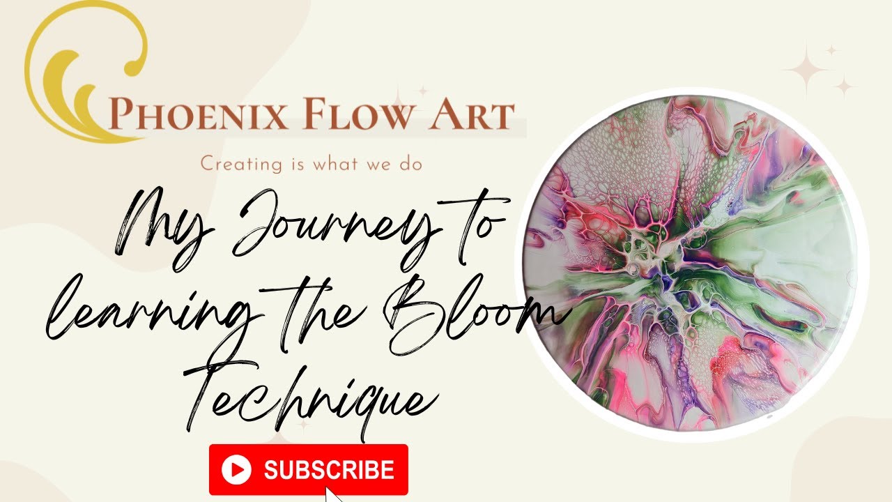 My journey to learning the Shelee Art Acrylic Bloom Technique. - YouTube