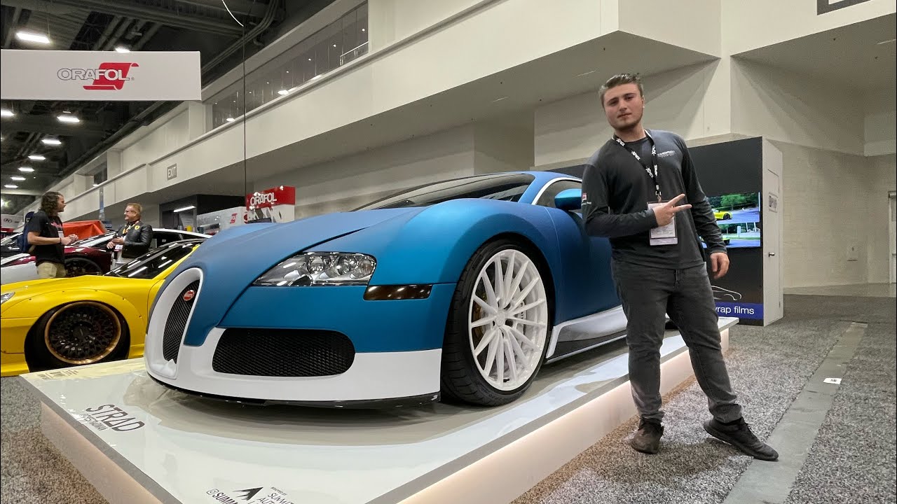 Stradman’s Bugatti & his Jeep Gladiator at Sema 2021 | HighTecFilms ...